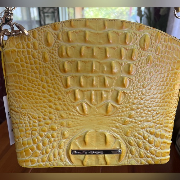 Brahmin | Bags | Nwt Htf Brahmin Yellow Mini Duxbury Melbourne ...